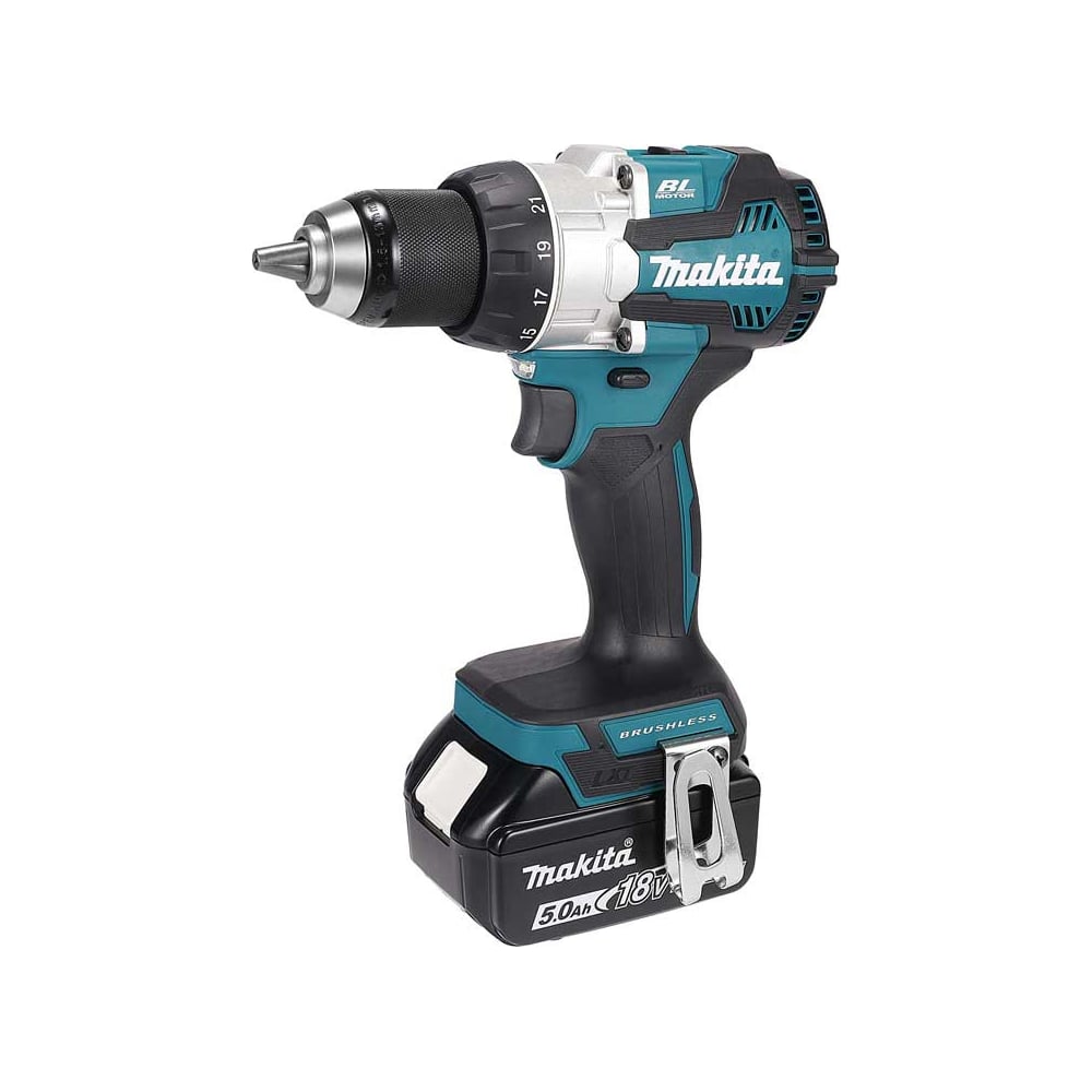 Аккумуляторная дрель-шуруповерт Makita 18V (2*АКБ 5 Ач, ЗУ) DDF489RTJ ...