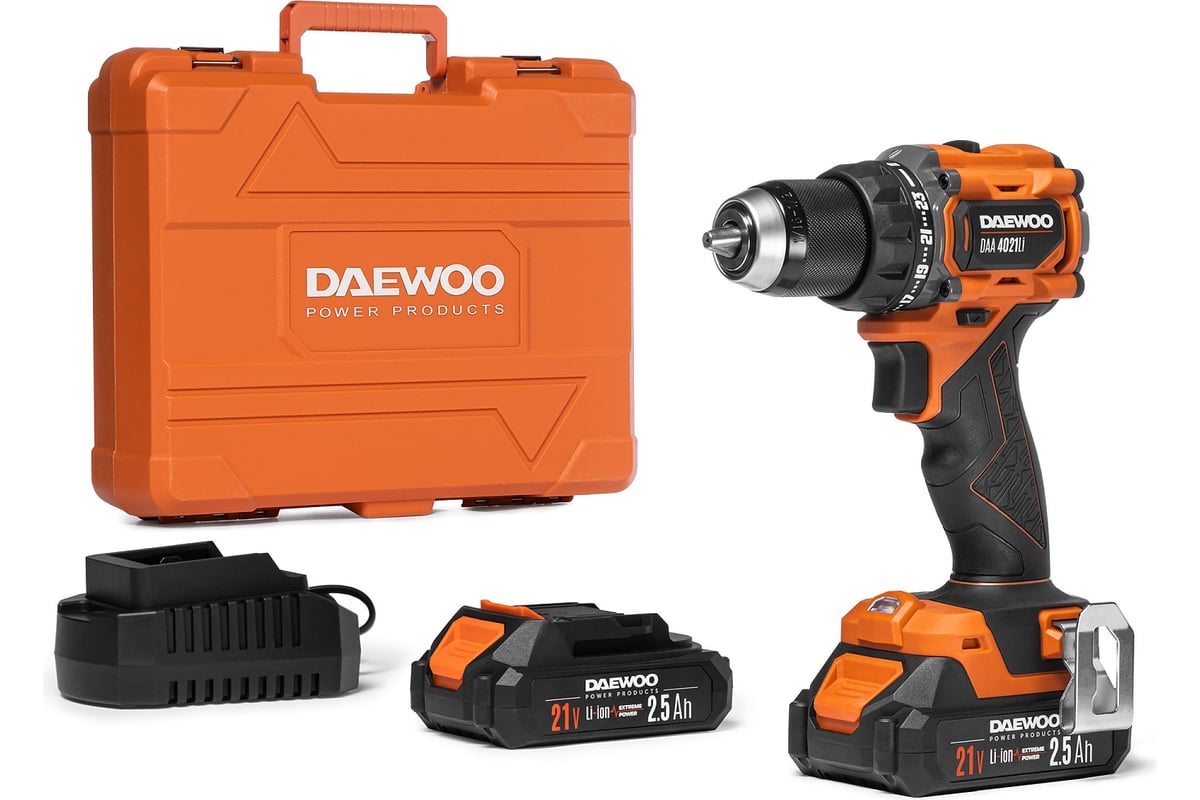Аккумуляторная дрель-шуруповерт DAEWOO DAA 4021Li SET - выгодная цена ...