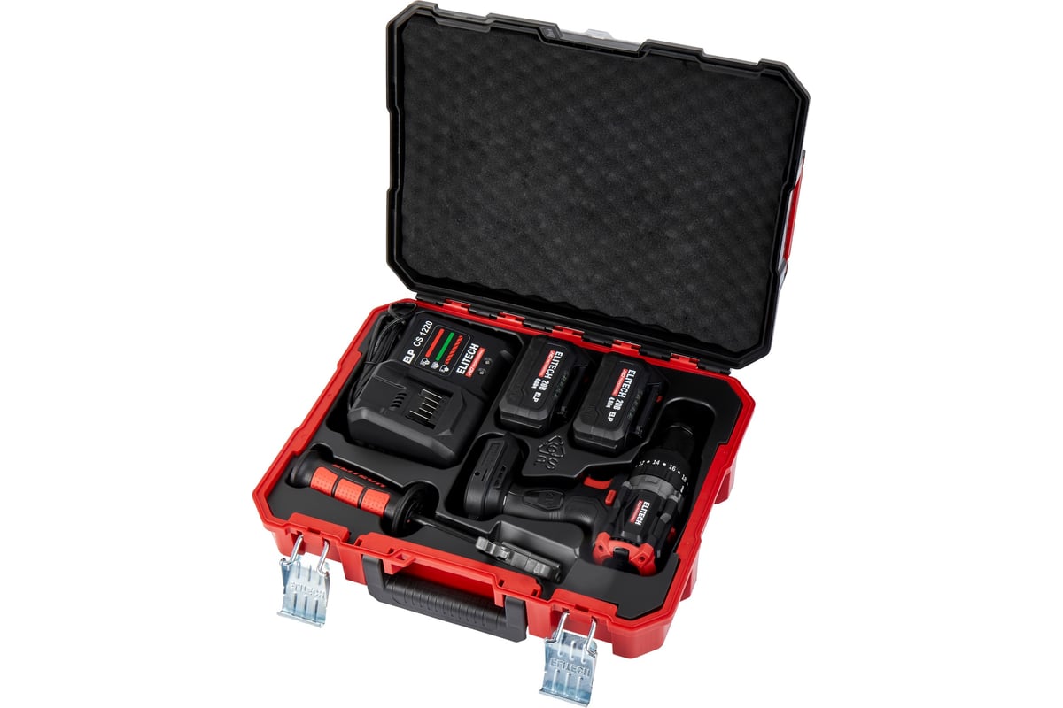 Аккумуляторная дрель Elitech CD 20BL2 (E2201.042.02) HD 205728 ...