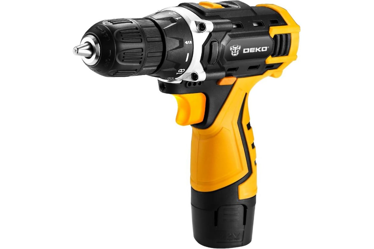Аккумуляторная дрель DEKO DKCD12FU-Li 063 tools + набор 63 инструментов ...