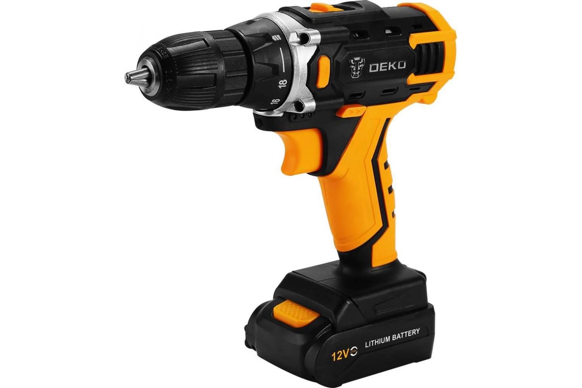 Аккумуляторная дрель DEKO DKCD12FU-Li 063-4131 - выгодная цена, отзывы ...