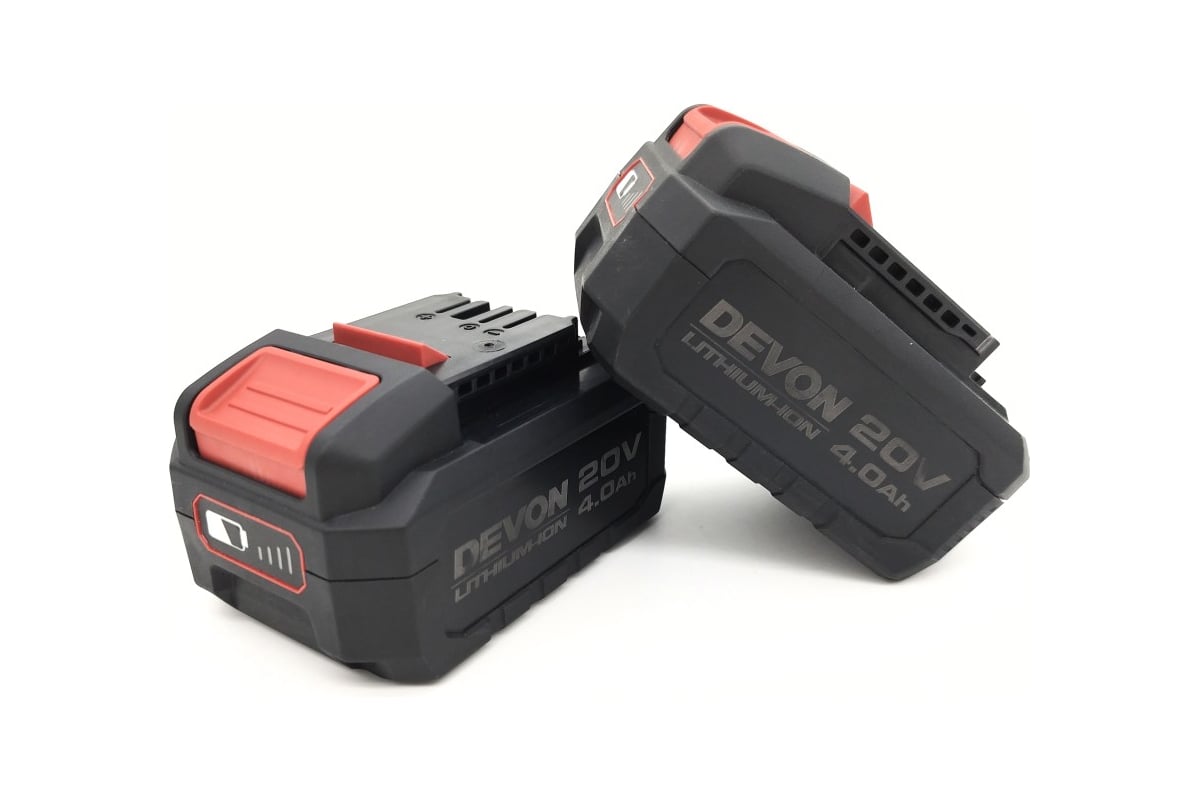Аккумуляторный шуруповерт DEVON 2 АКБ 4 Ач, З/У, сумка, 5202-Li-20-SET - выгодная цена, отзывы ...
