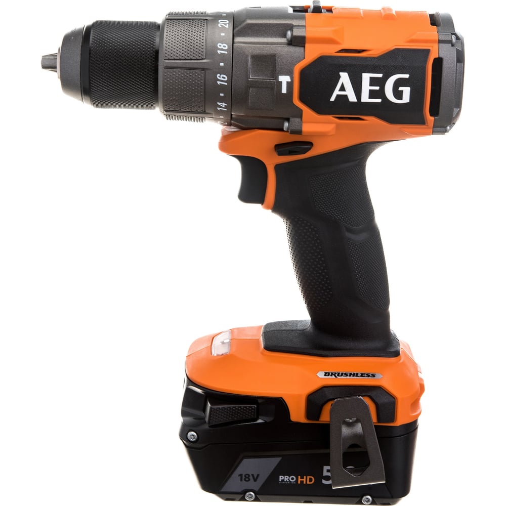 Бесщеточная аккумуляторная ударная дрель-шуруповерт AEG 18В BSB18C3BL ...