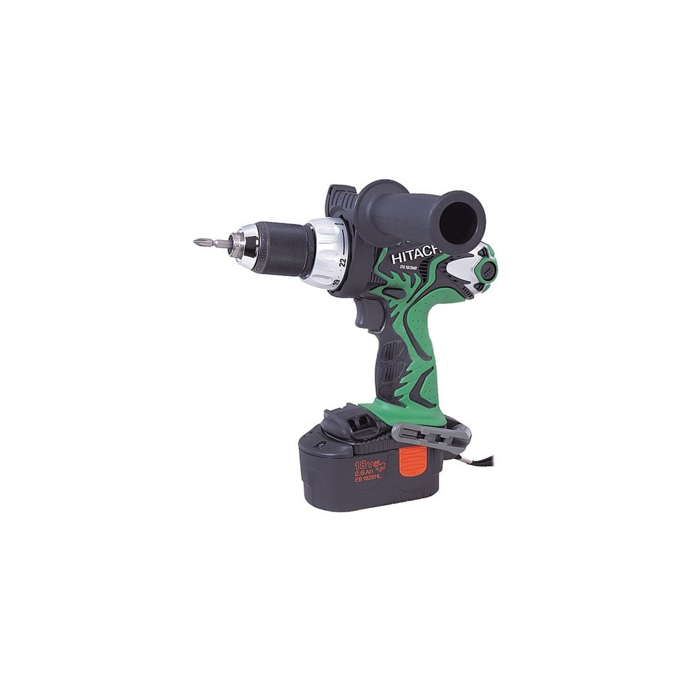 Аккумуляторная ударная дрель-шуруповерт Hitachi DV 18 DMR - выгодная ...