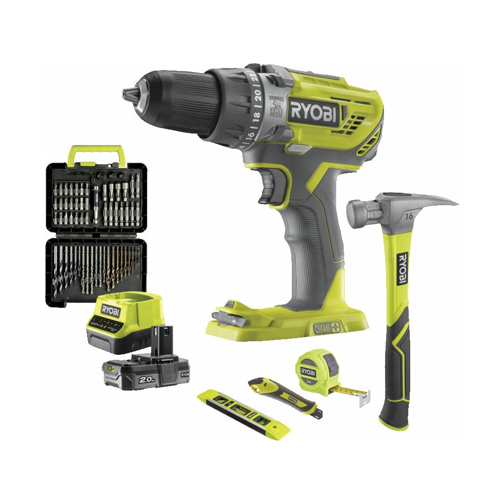 Ударная дрель-шуруповерт Ryobi 18В R18PD3-120TAH 5133005505 - выгодная ...