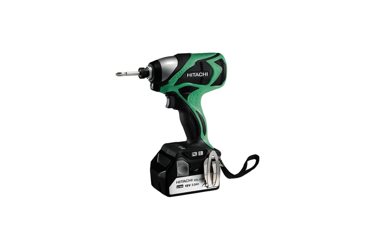 Аккумуляторный ударный шуруповерт Hitachi WH18DBDL - выгодная цена, отзывы, характеристики, фото ...