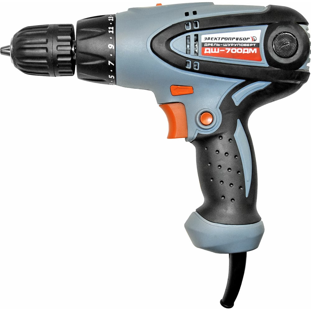 Сетевая дрель-шуруповерт ЭЛЕКТРОПРИБОР ДШ-700ДМ - выгодная цена, отзывы ...