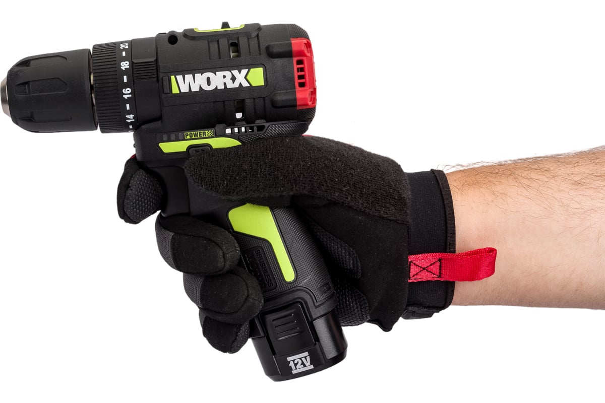 Дрель-шуруповерт WORX Professional аккумуляторный ударный бесщеточный ...