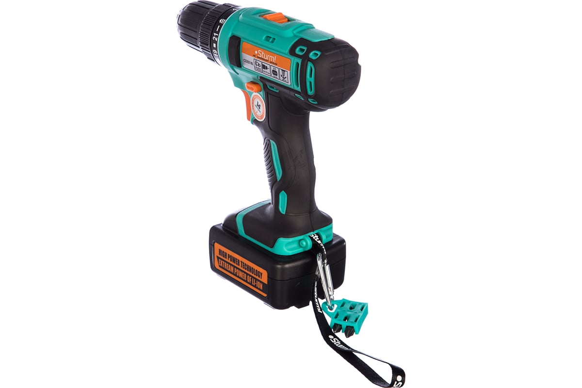 Аккумуляторная дрель-шуруповерт Sturm CD3218L - выгодная цена, отзывы ...