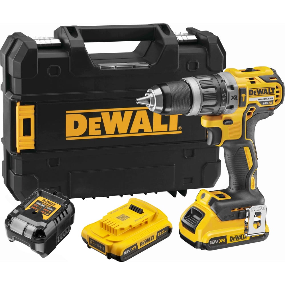 Бесщеточная ударная дрель-шуруповерт DEWALT DCD796D2 DCD796D2-QW ...