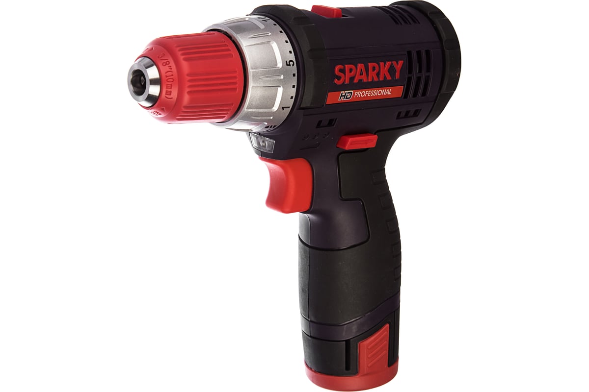 Аккумуляторная дрель-шуруповерт SPARKY BR2 10,8Li-C HD - выгодная цена, отзывы, характеристики ...
