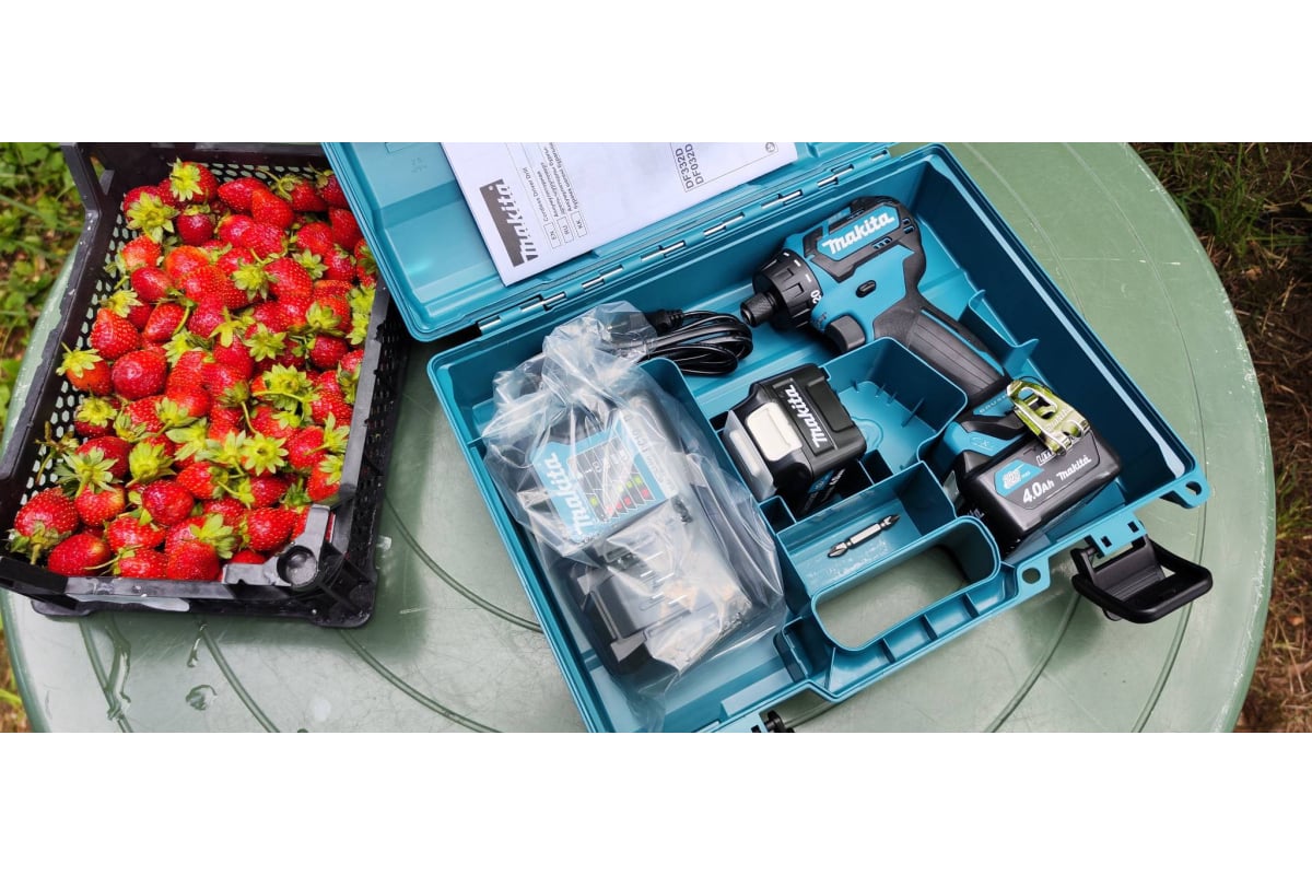 Аккумуляторная дрель-шуруповерт Makita CXT DF032DWME - выгодная цена ...