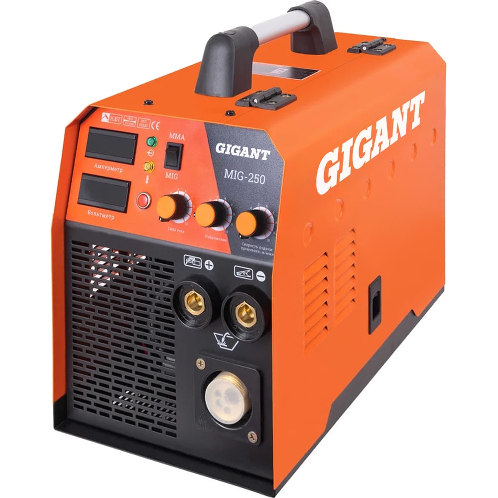 Сварочный полуавтомат - инвертор (250 A; EURO; ПВ 60%) Gigant MIG-250 ...