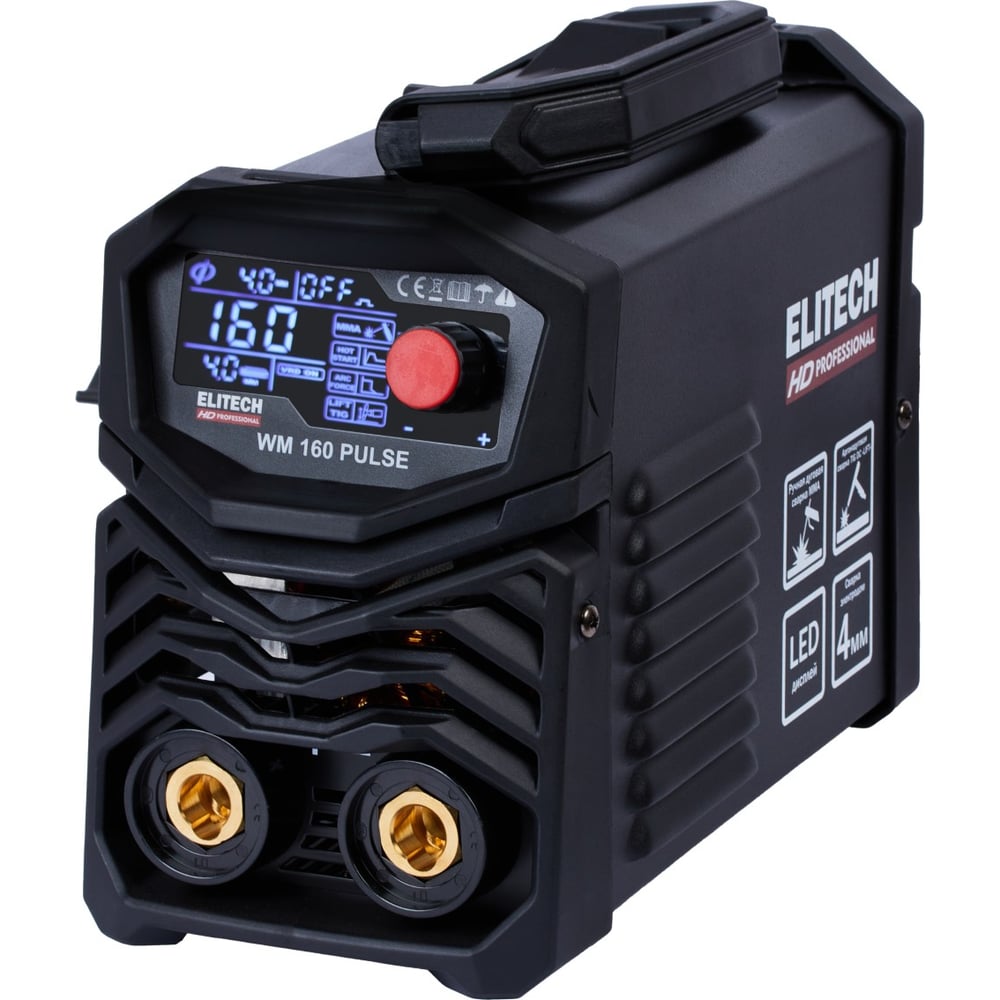 Инверторный сварочный аппарат Elitech HD WM 160 PULSE (160А, импульс ...