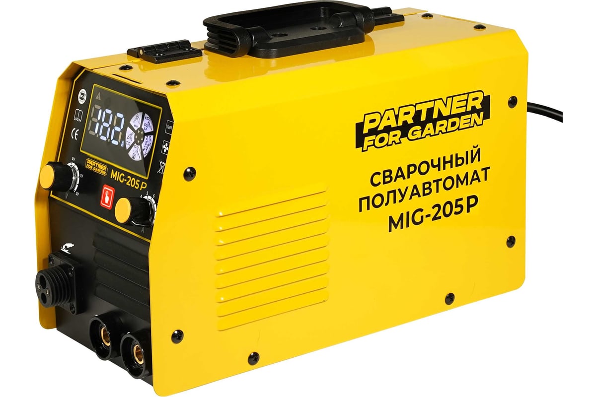 Сварочный аппарат PARTNER FOR GARDEN mig 205 P инверторный полуавтомат ...