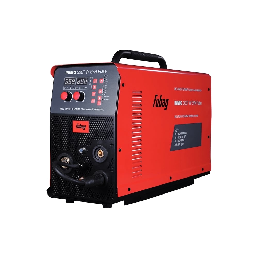 Сварочный полуавтомат инвертор FUBAG INMIG 300T W SYN PULSE (31593), горелка FB 400 3 м (38449 ...