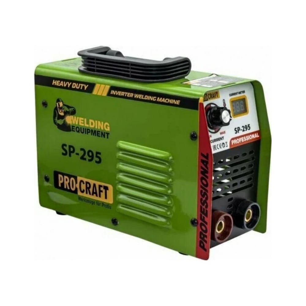 Сварочный аппарат инверторный PROCRAFT 5кВт, 20-250А, ММА/LIFT-TIG SP-295 BMC - доступная цена ...