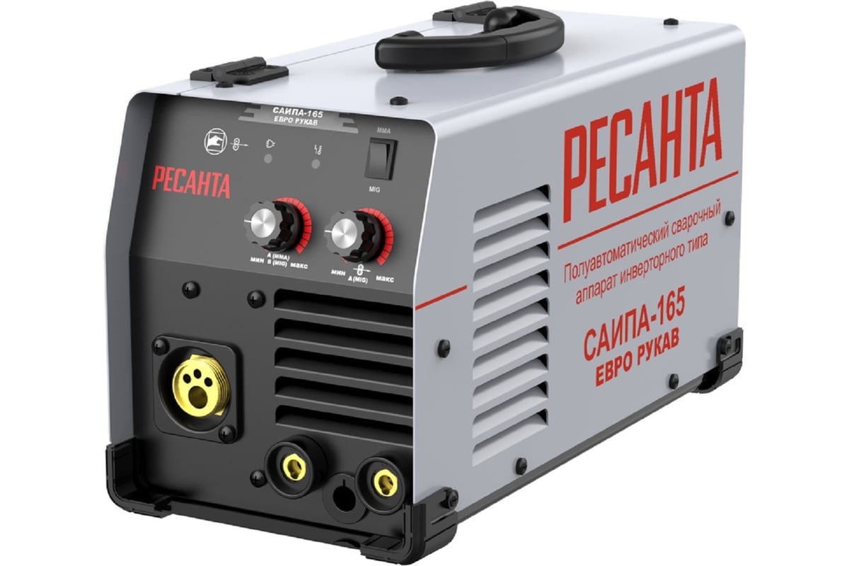 Сварочный полуавтомат Ресанта САИПА-165 Евро рукав MIG/MAG 65/95 ...