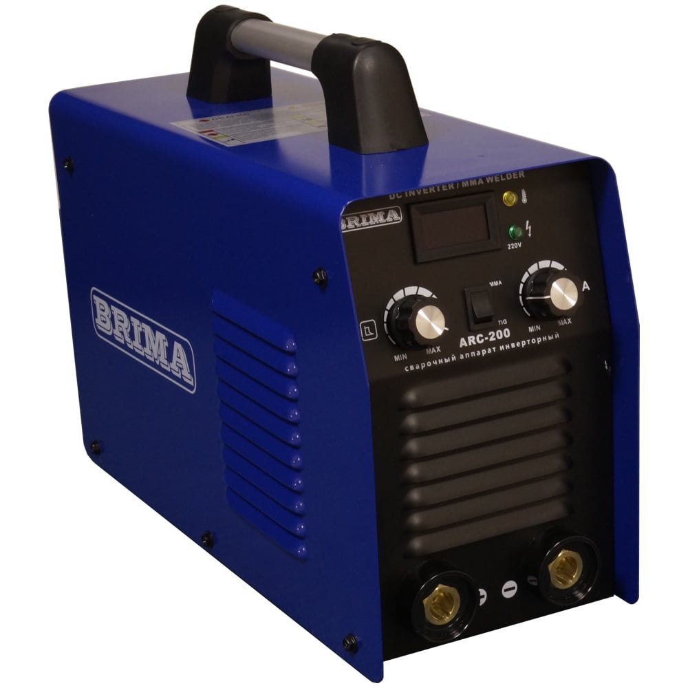Сварочный инвертор Brima ARC-200 220В 6687 - доступная цена, описания и характеристики, отзывы, фото
