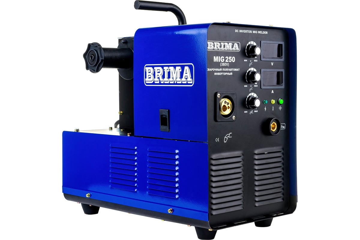 Инверторный сварочный полуавтомат Brima MIG-250 380В 0006657 - низкая цена, характеристики, отзывы