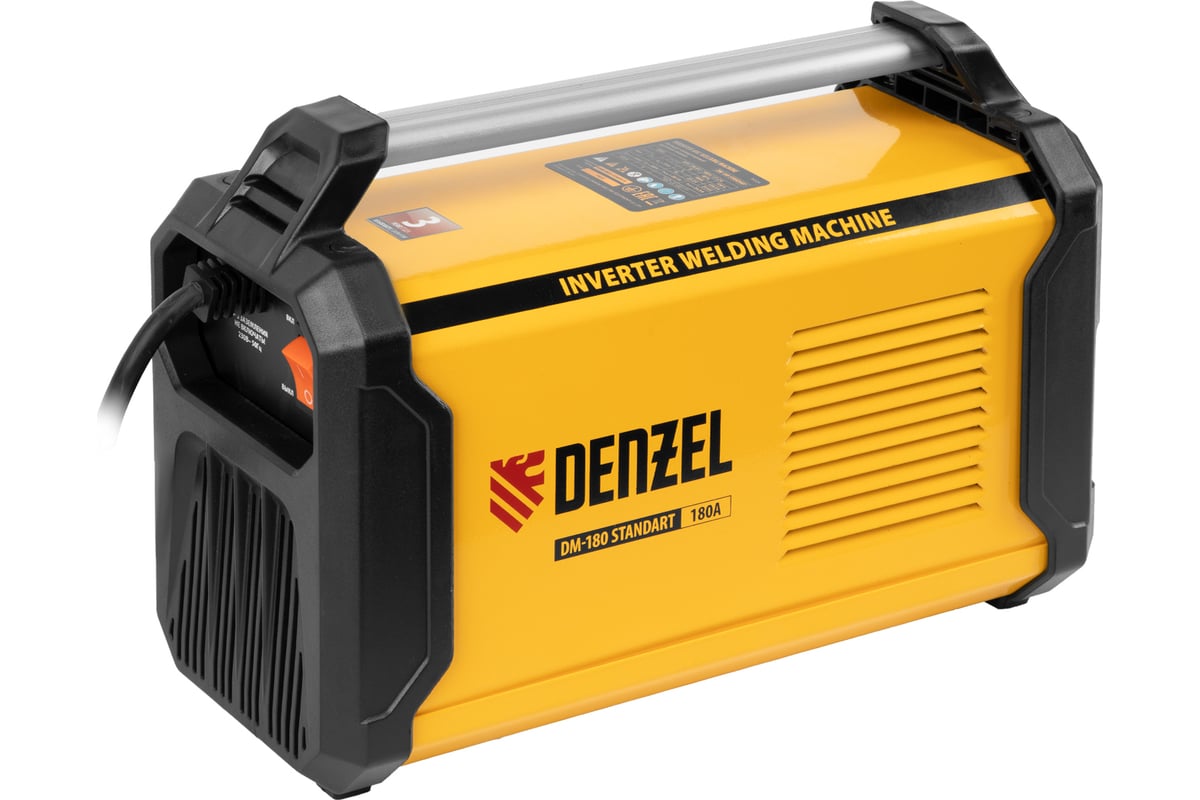 Аппарат инверторной дуговой сварки Denzel dm-180 Standart 180 А 94324 ...