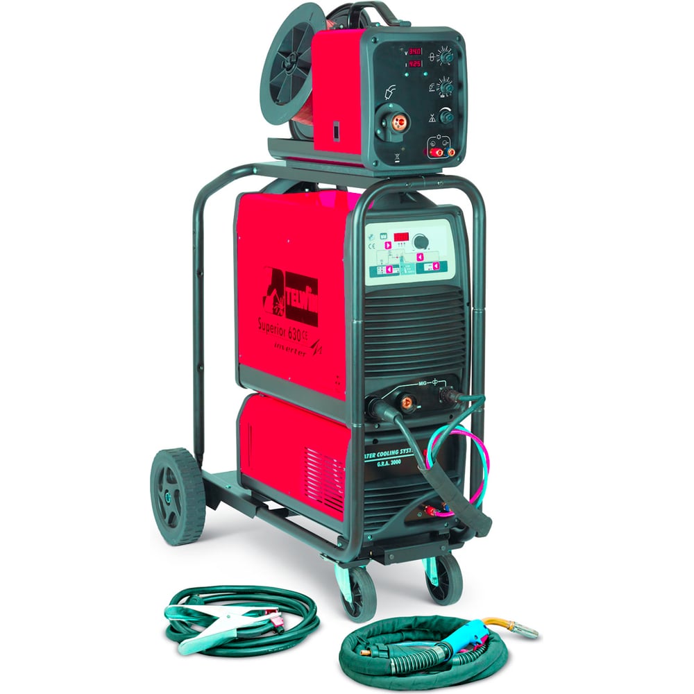 Сварочный инвертор Telwin SUPERIOR 630 CE VRD MIG PACK AQUA 816044 ...