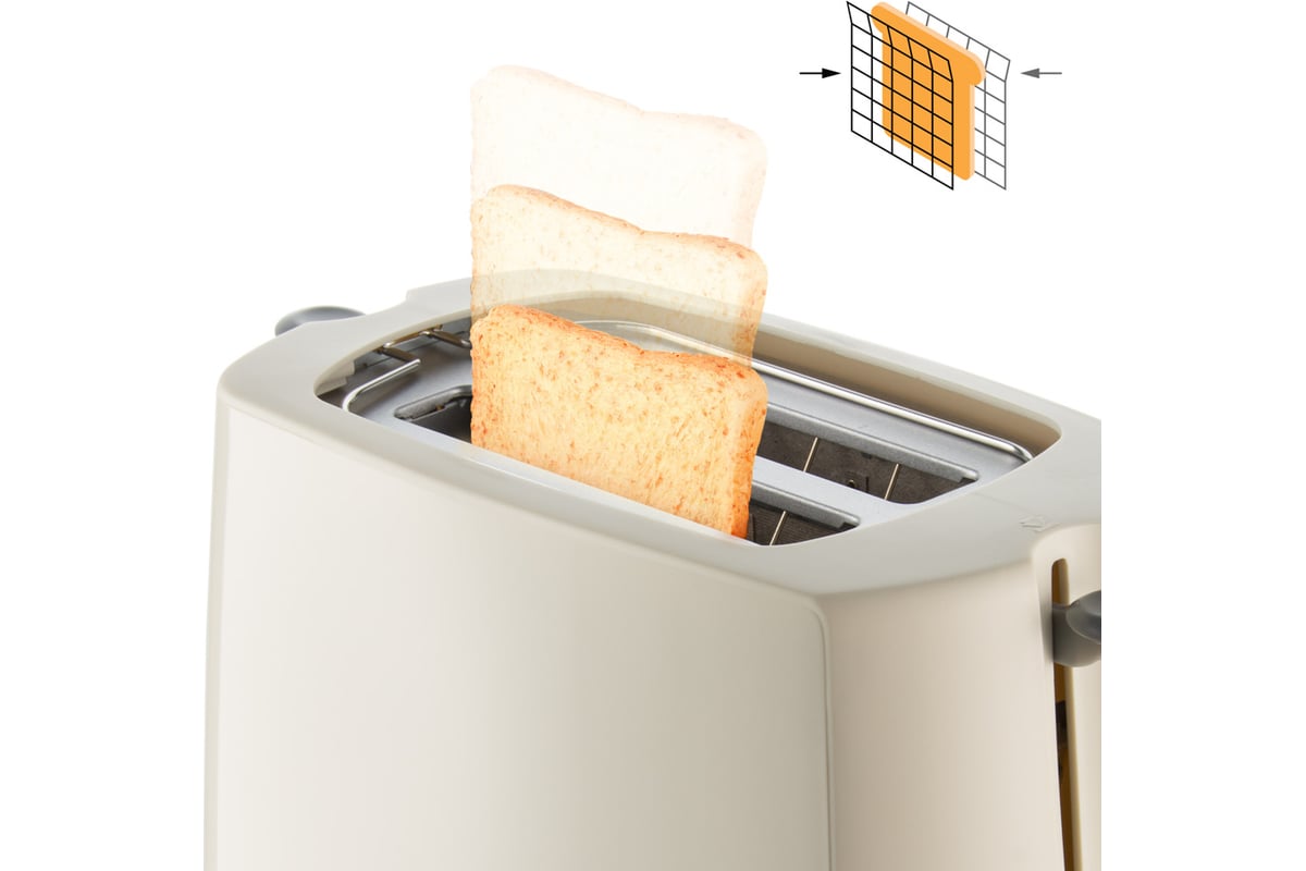 Тостер Redmond Бежевый RT-411 - выгодная цена, отзывы, характеристики, фото - купить в Москве и РФ