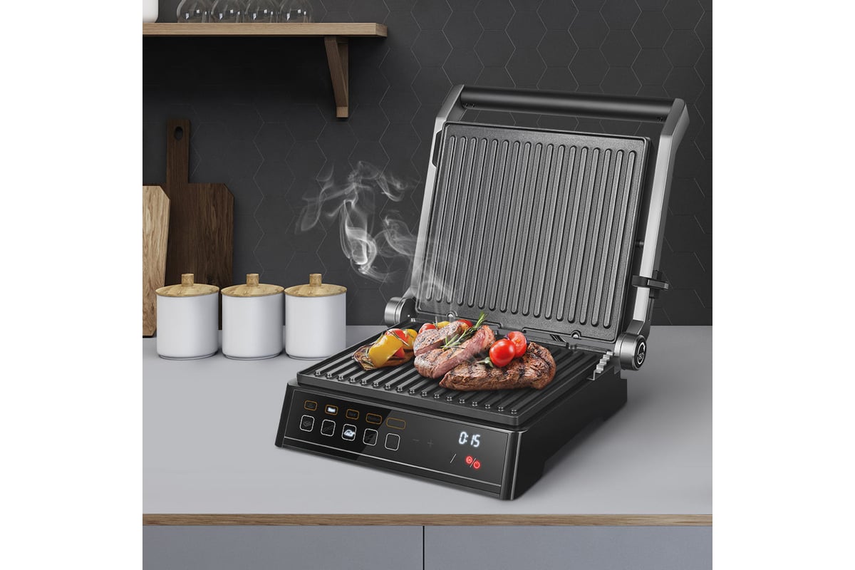 Гриль Redmond SteakMaster черный RGM-M813 - выгодная цена, отзывы ...