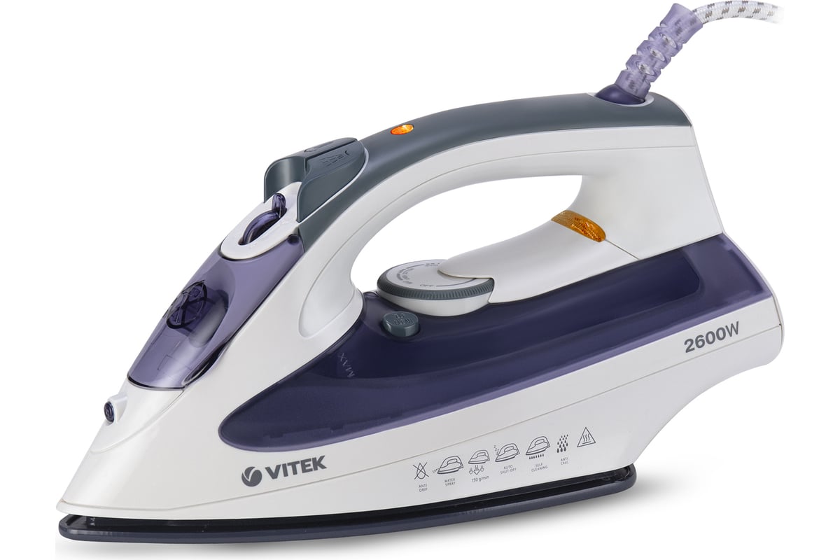 Утюг Vitek VT-8356 8356-VT-01 - выгодная цена, отзывы, характеристики, фото - купить в Москве и РФ