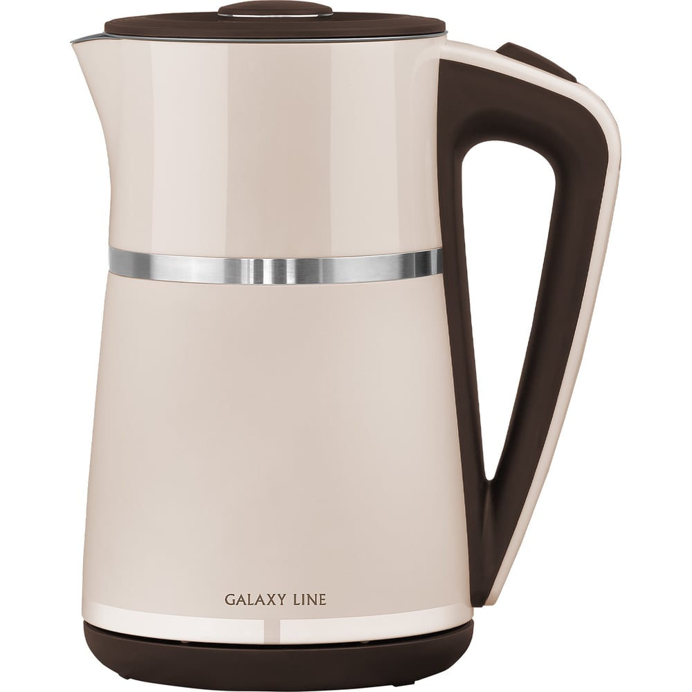 Электрический чайник Galaxy Line gl 0339 бежевый, 2200 Вт, объем 1,7 л ...