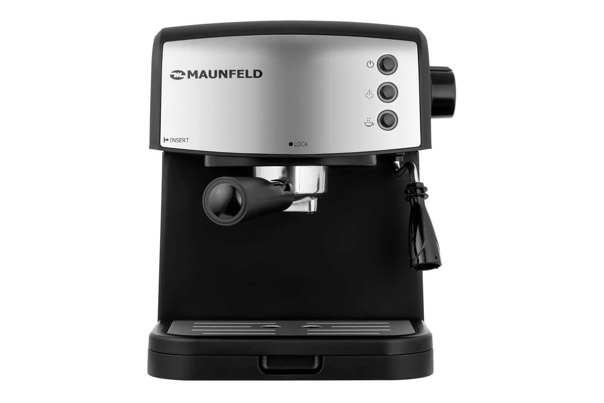 Кофемашина рожкового типа MAUNFELD MF-734BK - выгодная цена, отзывы ...