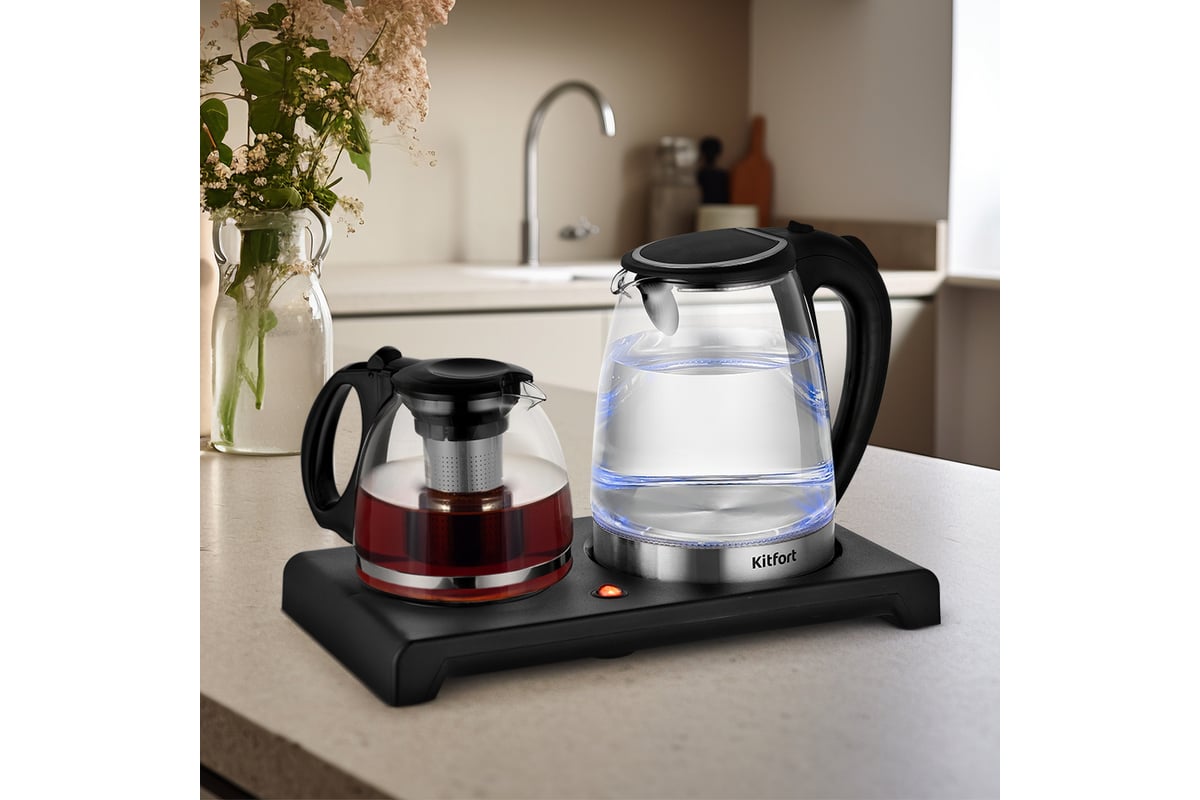 Чайный набор KITFORT КТ-6180 - выгодная цена, отзывы, характеристики, фото - купить в Москве и РФ