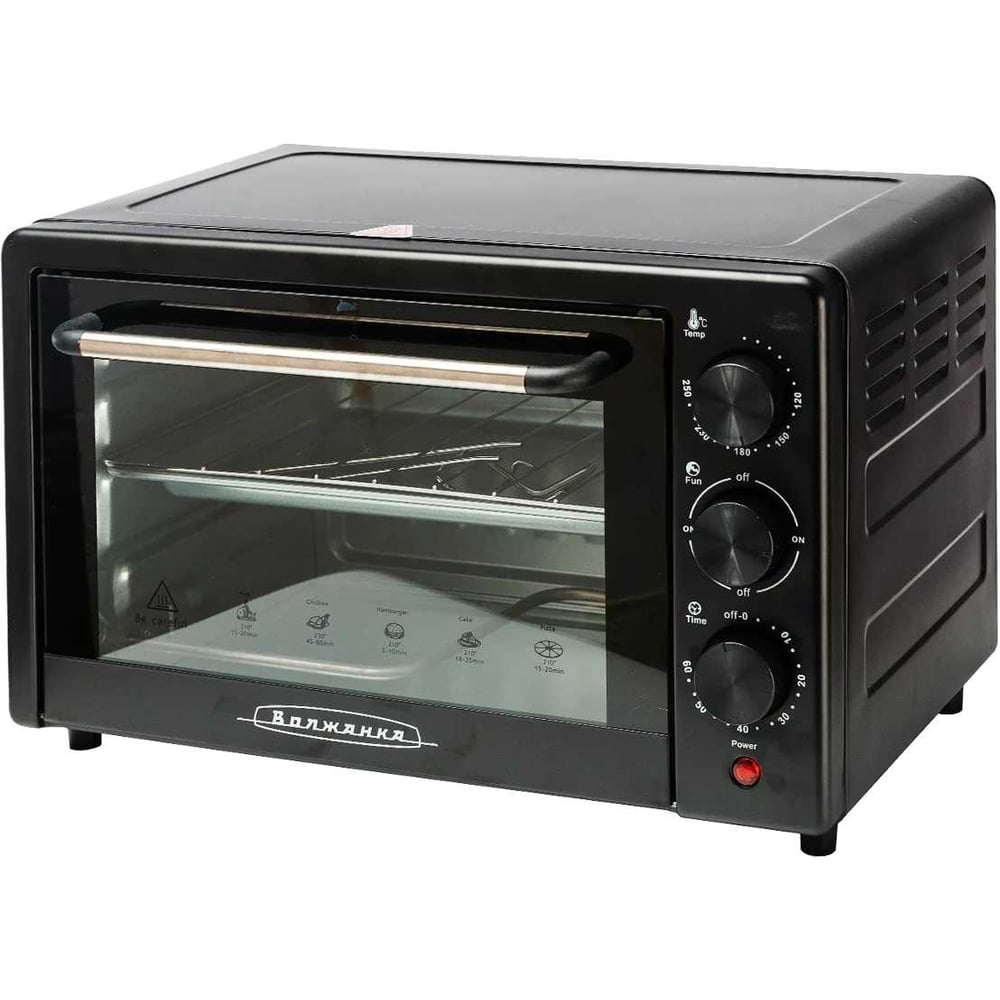Электропечь Волжанка 22 л, черный ПЧ-22Ч - выгодная цена, отзывы ...
