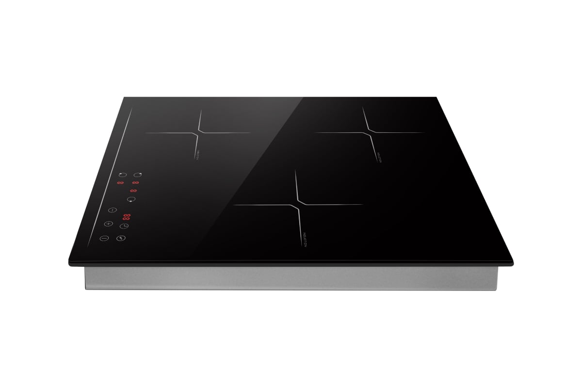 Варочная индукционная панель Simfer Simfer, с защитой от детей, черная ...