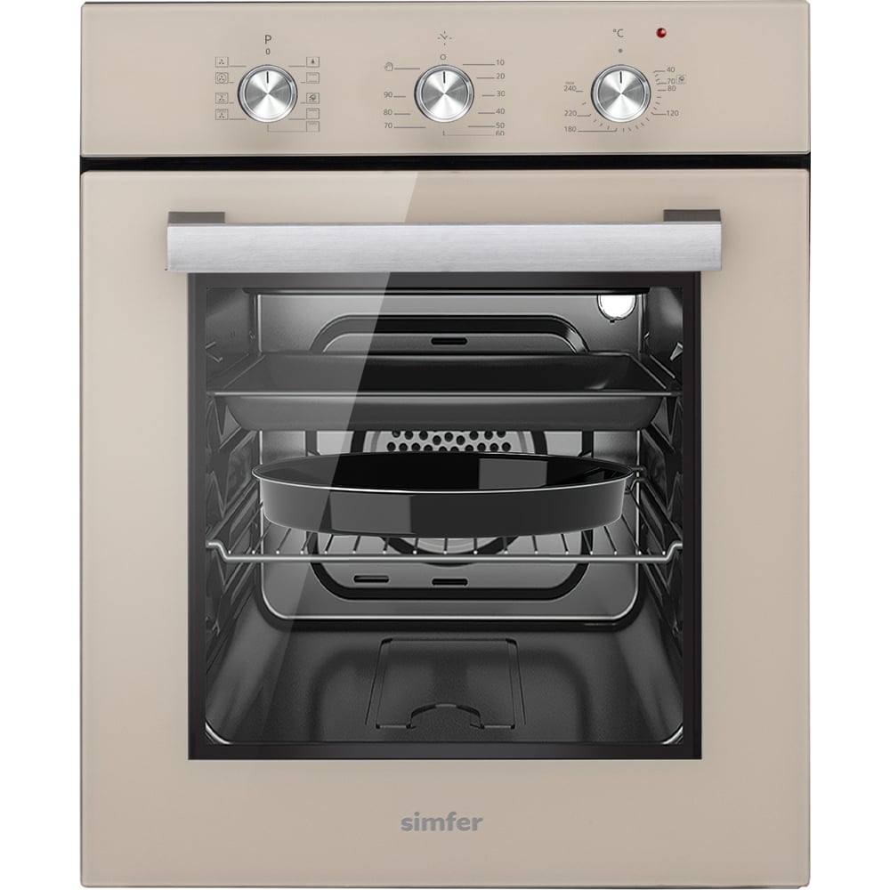 Электрический духовой шкаф SImfer 49 л, 9 режимов работы, конвекция, гриль B4EJ19070 - выгодная ...