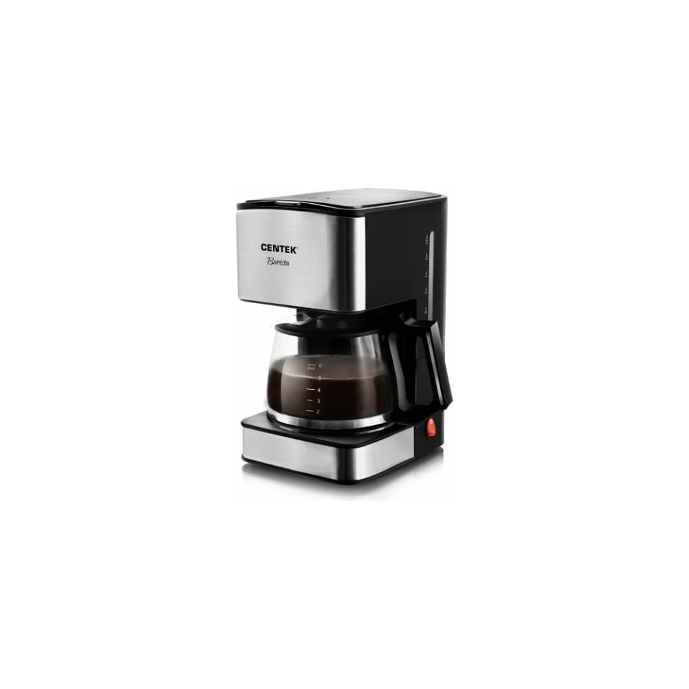 Капельная кофеварка Centek 680Вт, 800мл, капля стоп, съёмный фильтр, подогрев CT-1144 - выгодная ...