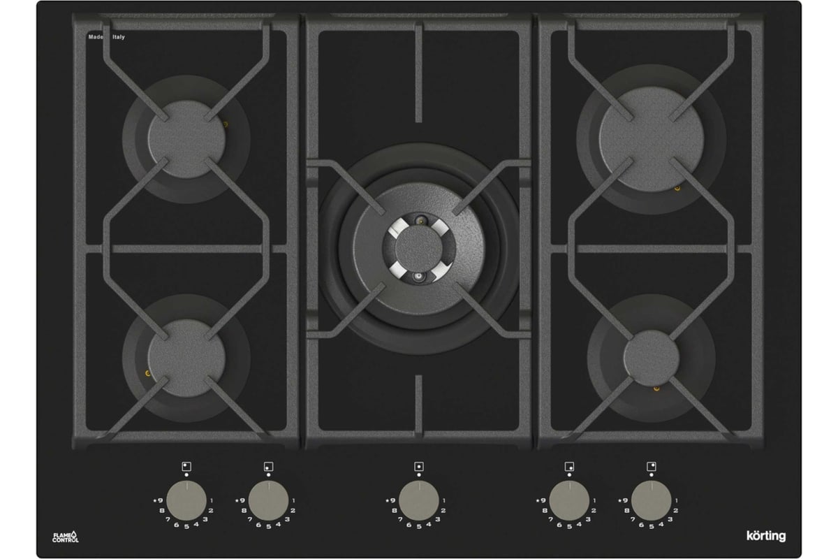 Газовая варочная панель Korting HGG 7987 CTN FLC 00000017374 - выгодная ...