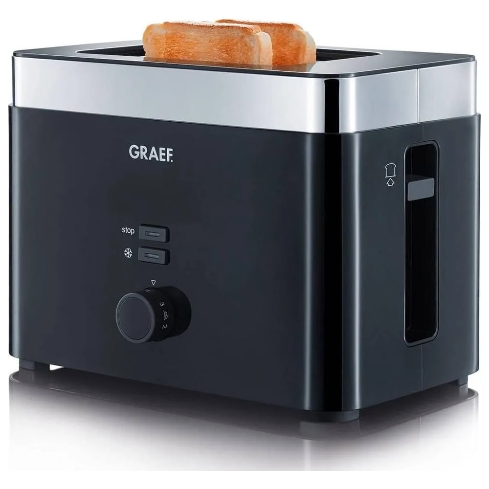 Тостер GRAEF TO 62 schwarz TO62EU - выгодная цена, отзывы, характеристики, фото - купить в ...