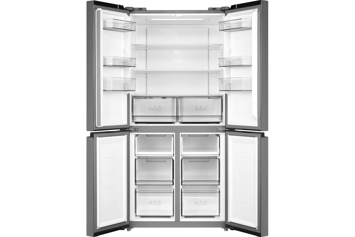 Холодильник Willmark MDC-711IX 519 л, 4 двери, Cross door, DUAL INVERTER, Total NoFrost, дисплей ...