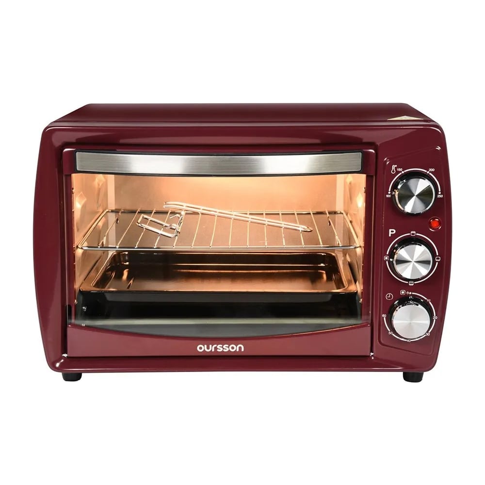 Мини-духовка OURSSON темная вишня MO2011/DC - выгодная цена, отзывы, характеристики, фото ...