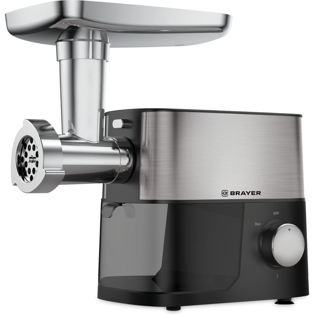 Мясорубка BRAYER 1610BR 2000 Вт, 3 диска, реверс, 2 кг/мин BR1610 - выгодная цена, отзывы ...