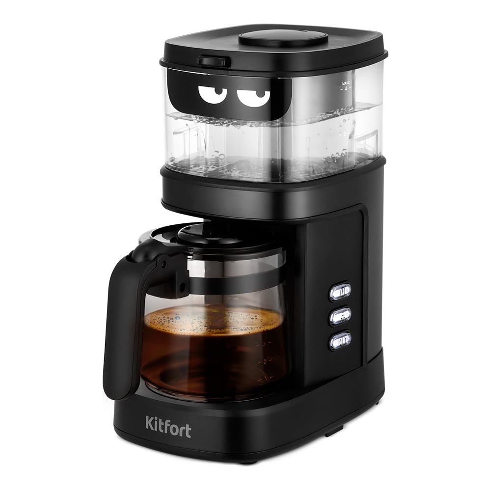 Кофемашина Kitfort КТ-7496 - выгодная цена, отзывы, характеристики, фото - купить в Москве и РФ