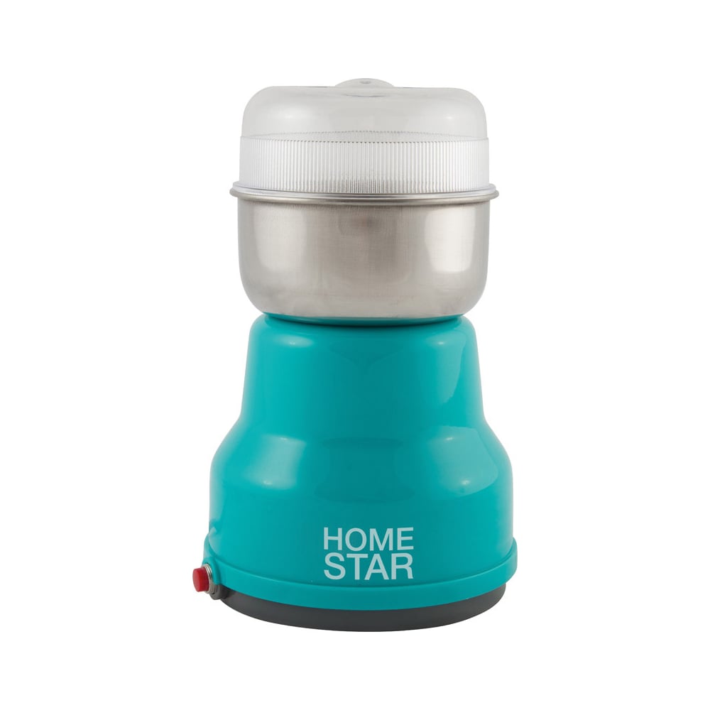 Кофемолка HomeStar HS-2001 цвет: бирюзовый, 150 Вт 000505 - выгодная ...