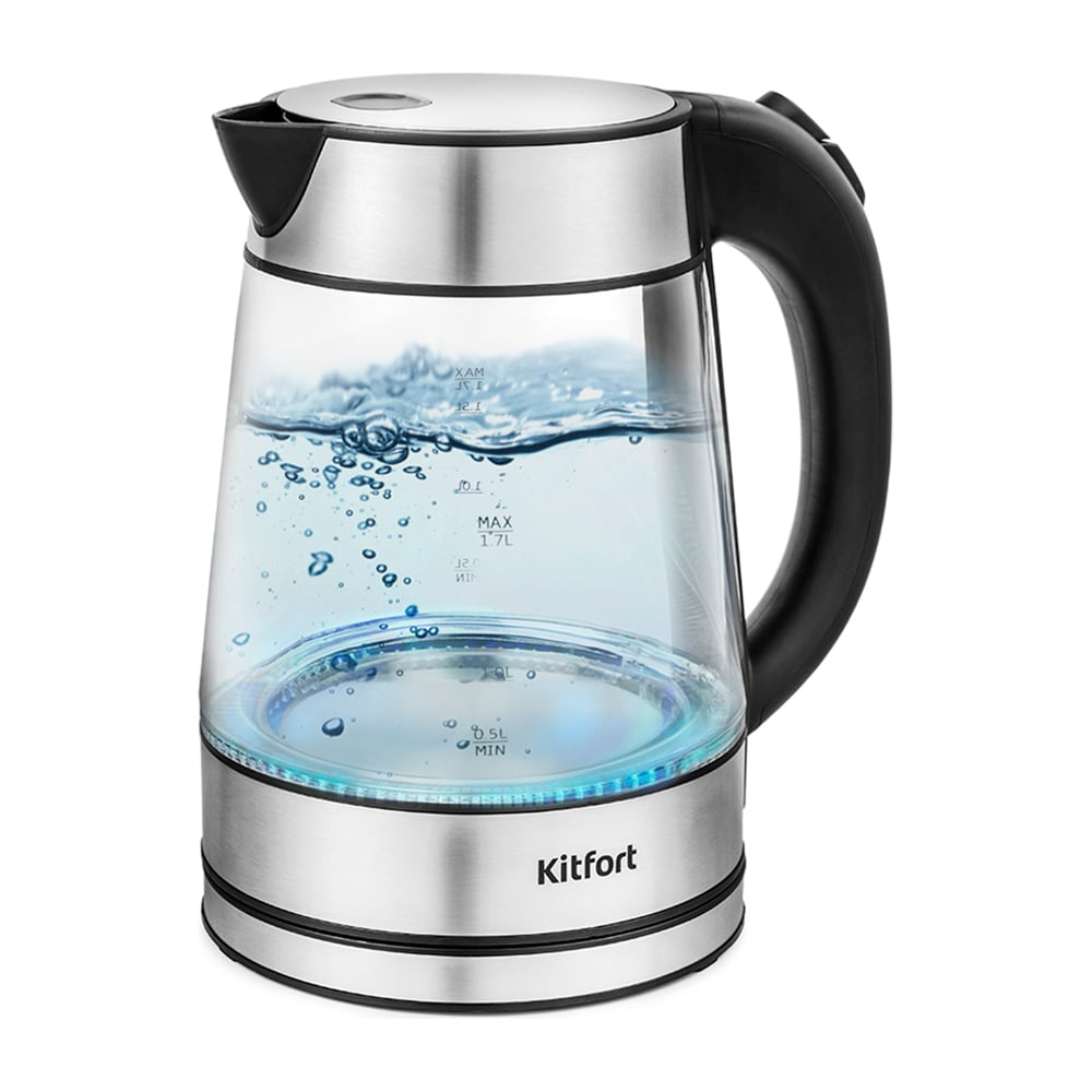Чайник KITFORT Мощность 1850–2200 Вт емкость 1,7 л режимы нагрева 100 С КТ-6105 - выгодная цена ...