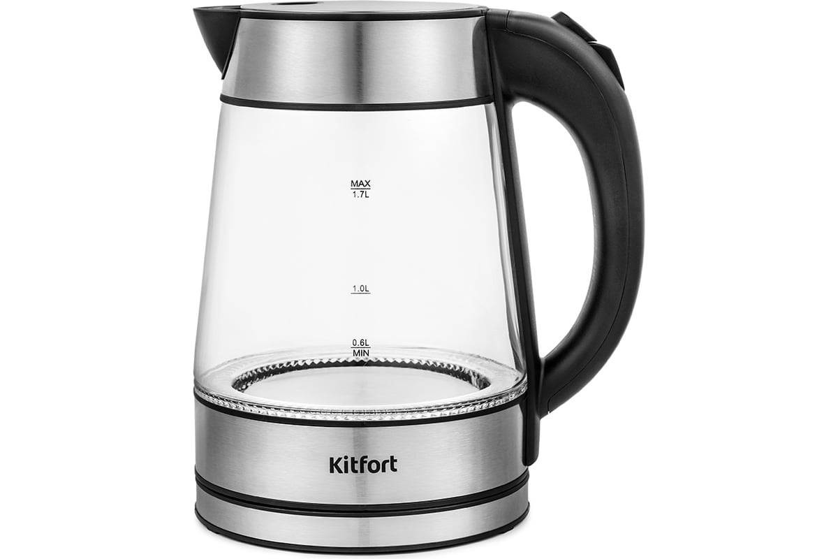 Чайник KITFORT Мощность 1850–2200 Вт емкость 1,7 л режимы нагрева 100 С КТ-6105 - выгодная цена ...