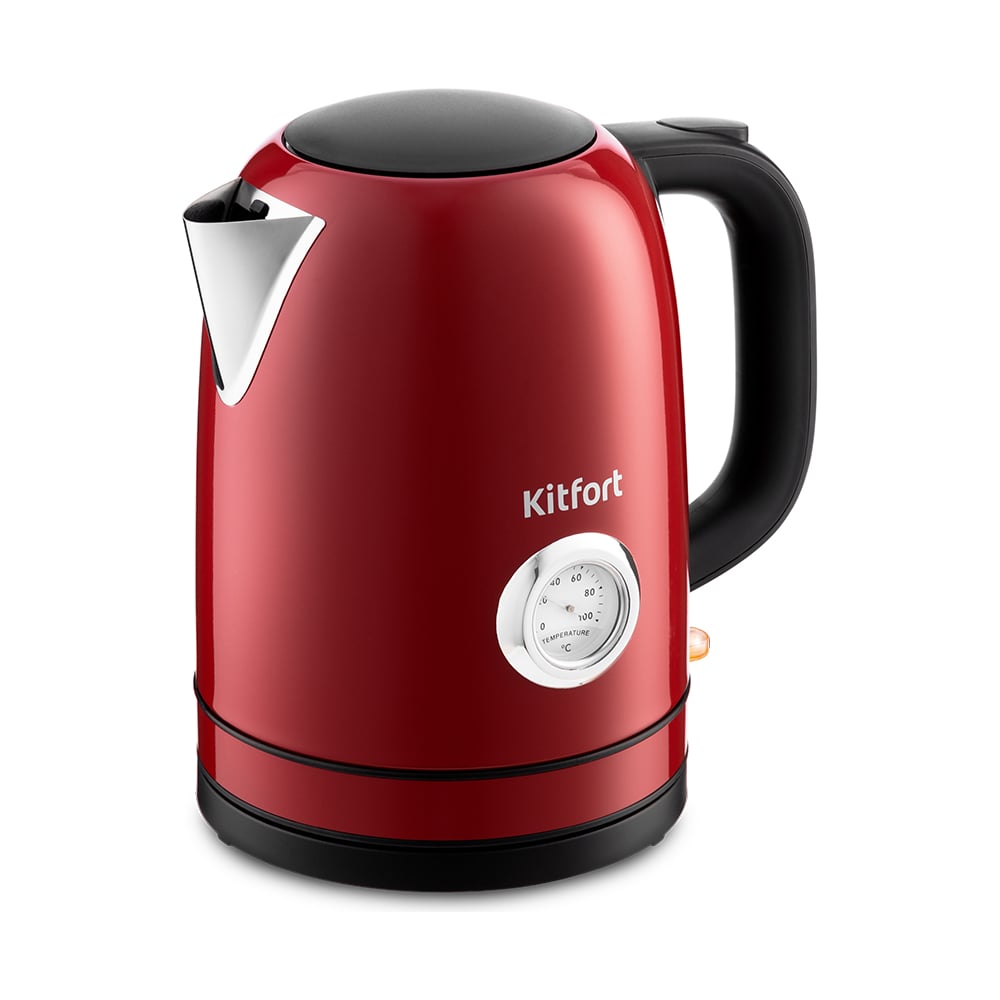 Чайник KITFORT мощность 2200 вт емкость 1,7 л красный КТ-683-2 - выгодная цена, отзывы ...