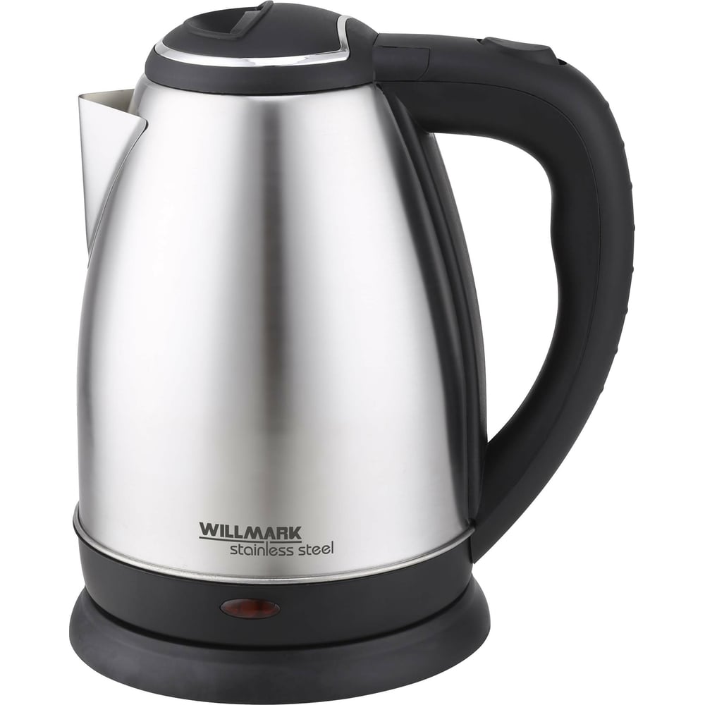 Электрический чайник Willmark WEK-1808SS 1.8 л поворот на 360 градусов корпус из нержавеющей ...