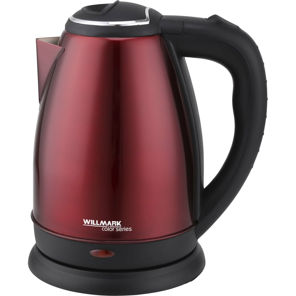 Электрический чайник Willmark WEK-1808SS 1.8 л поворот на 360 градусов корпус из нержавеющей ...