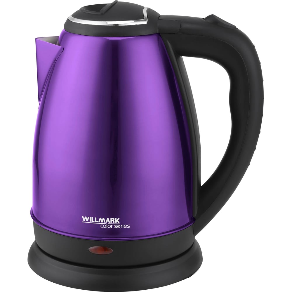 Электрический чайник Willmark WEK-1808SS 1.8 л поворот на 360 градусов корпус из нержавеющей ...
