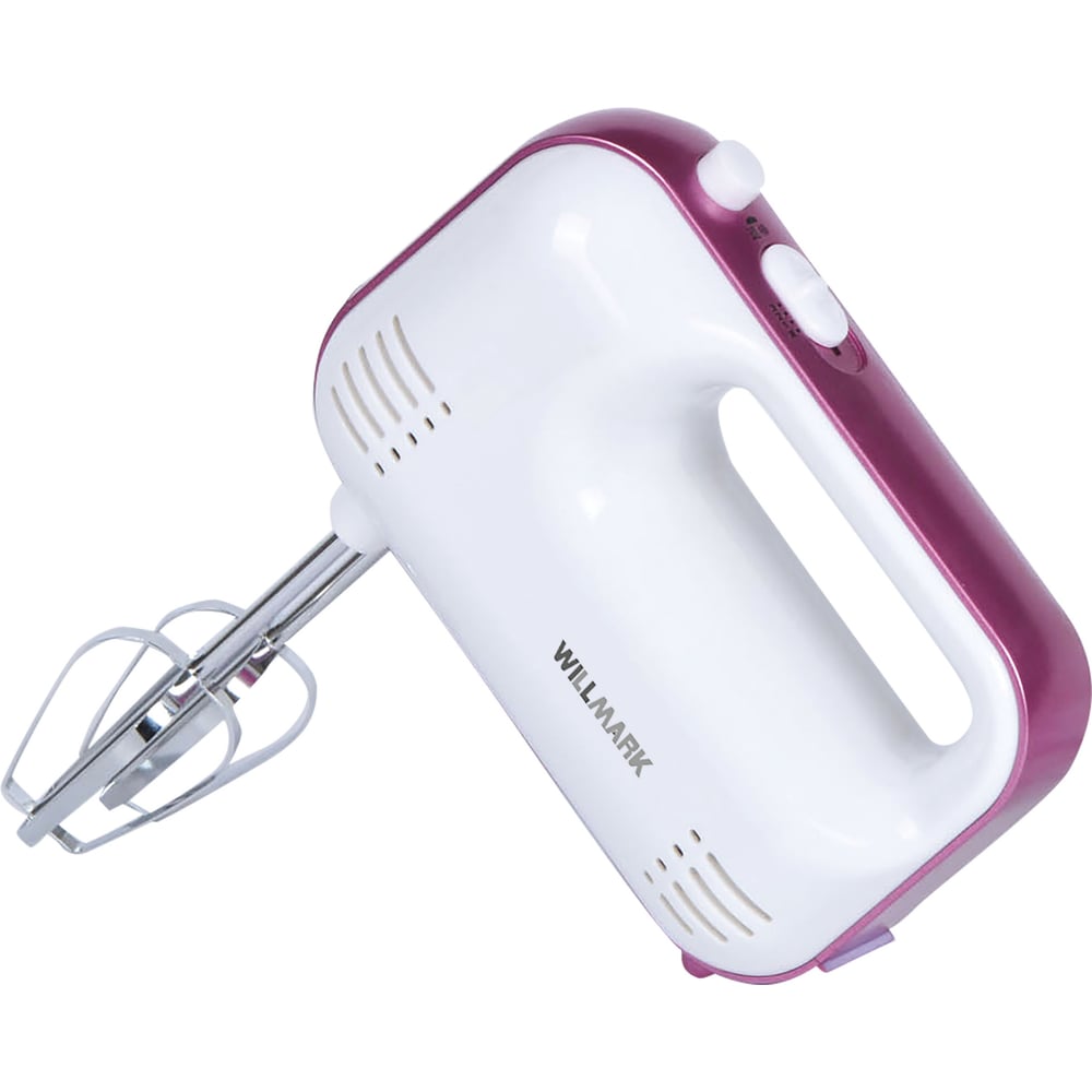 Миксер Willmark WHM-7035 500 Вт, 3 скорости, 2 вида насадок, фиолетовый 2000720 - выгодная цена ...